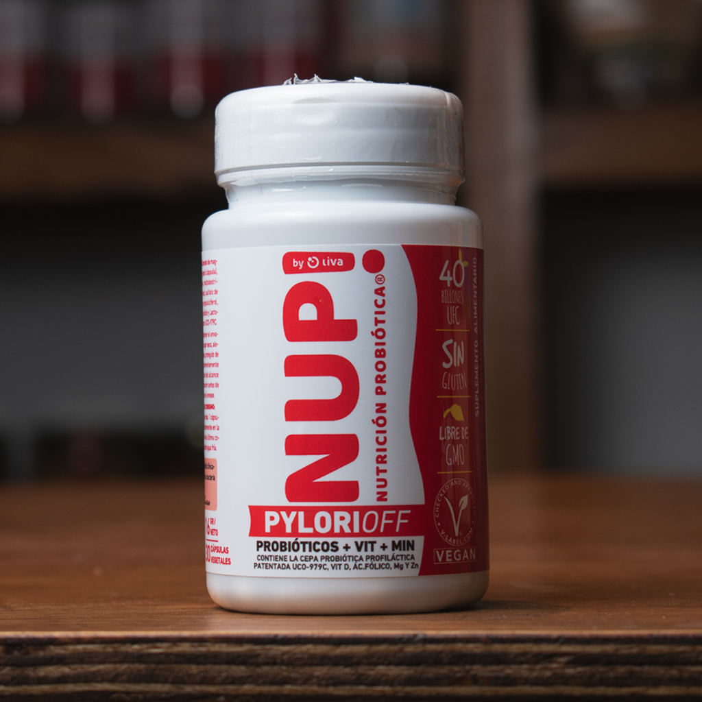 Probiótico Pylorioff + Vitaminas + Minerales 30 Cap NUP
